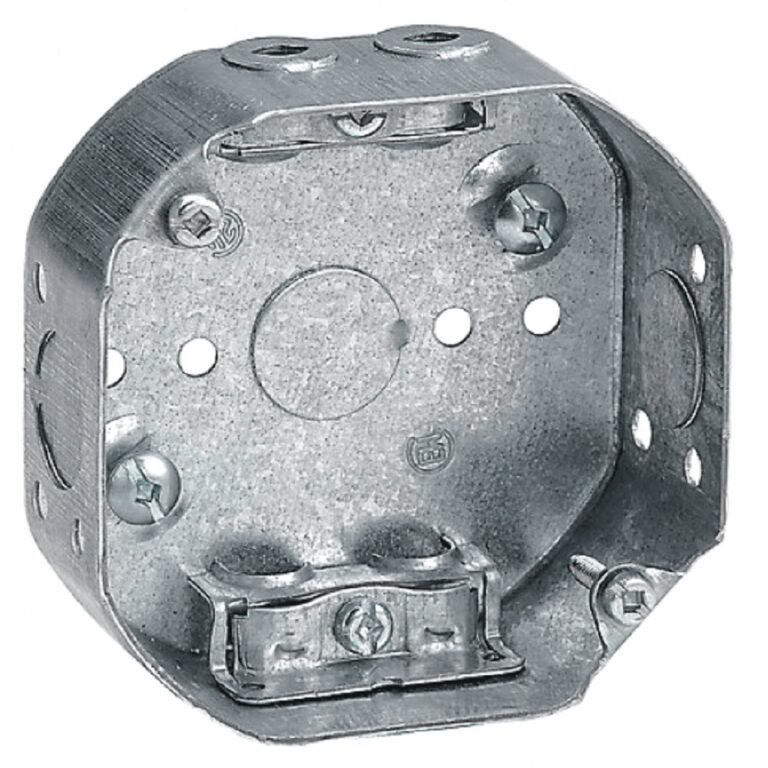 4″ Octagon Box – 1-1/2 Inch Deep – Armoured Cable/NMD Clamps – BS ...