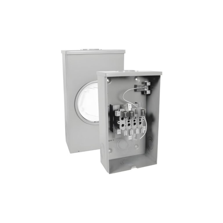 HYDEL – MULTIPOSITION METERBASE – 3 GANG, 200A MAIN, 100A PER POSITION ...