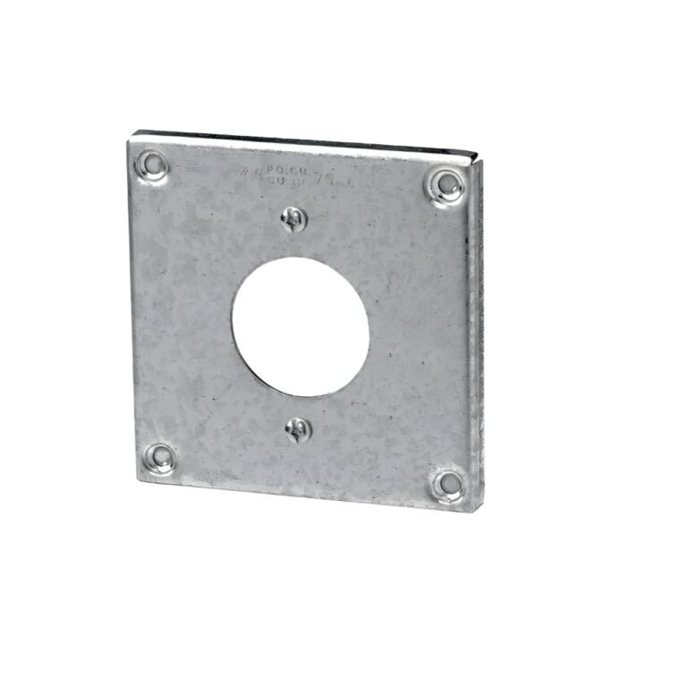 4 Square Device Box Cover 1 Unit – 20A Plug – BS Electricals