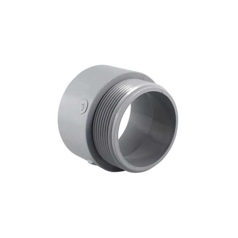 1 Inch PVC Terminal Adapter, Gray – BS Electricals